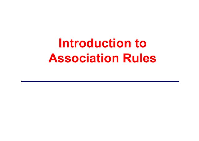 Association Rule Mining in Data Mining.pptx