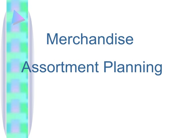 Assortment Planning | PPTX