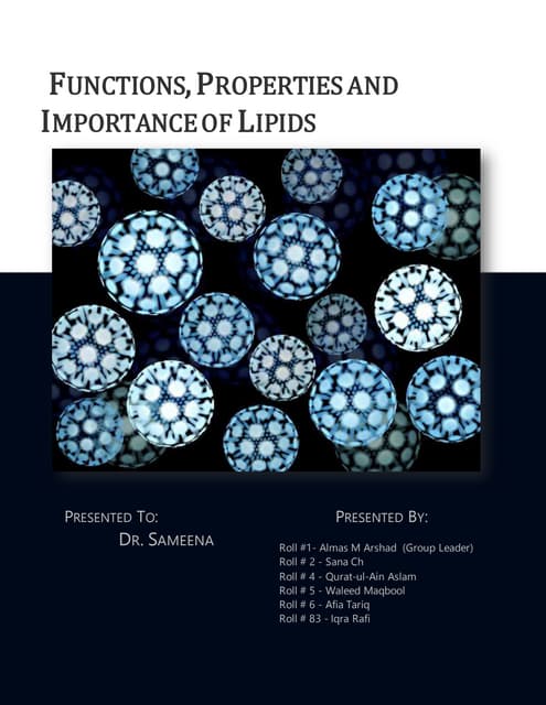 Classification of lipids according to chemical structure | PPTX ...