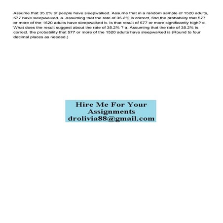 Assume that 352 of people have sleepwalked Assume that in.pdf