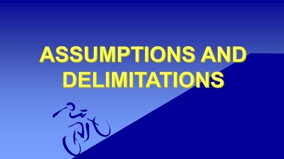 Research assumption | PPT