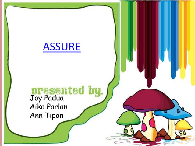 The ASSURE Model | PPTX