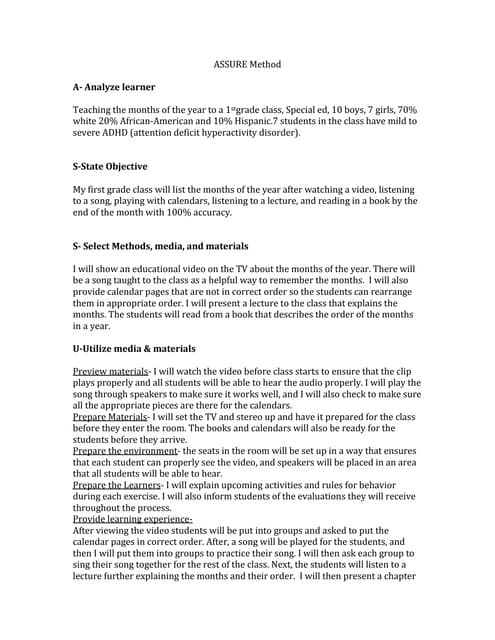 Assure assignment | PDF