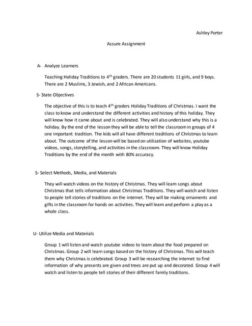 The assure method revised | DOCX