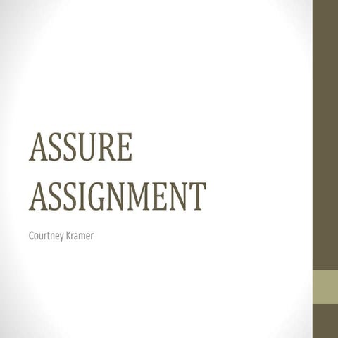 Assure Assignment Revised | PPTX | National & Civic Holidays | Holidays