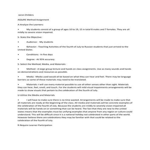 Assured method assignment | PDF