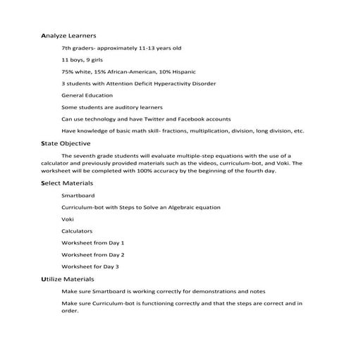 (7) Inquiry Lab - Solve One Step Addition and Subtraction Equations | PPTX