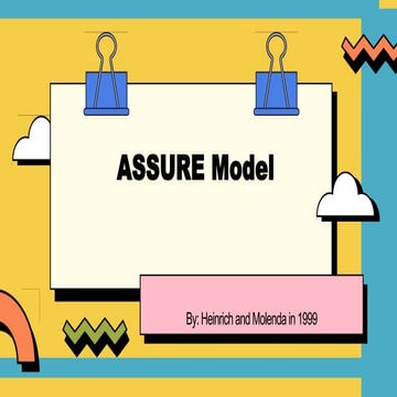 The ASSURE Model | PPTX