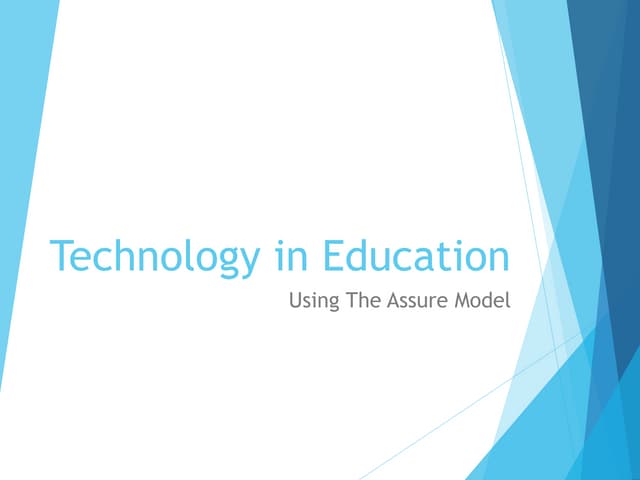 The ASSURE Model | PDF