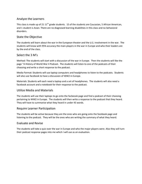 Assure method thursday | PDF