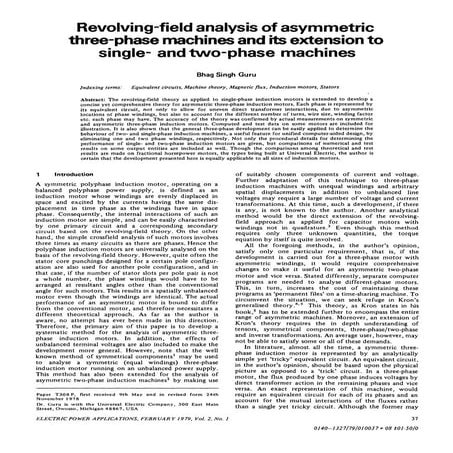 Double Revolving field theory-how the rotor develops torque | PPTX