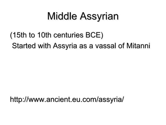 Old assyrian empire | PPT