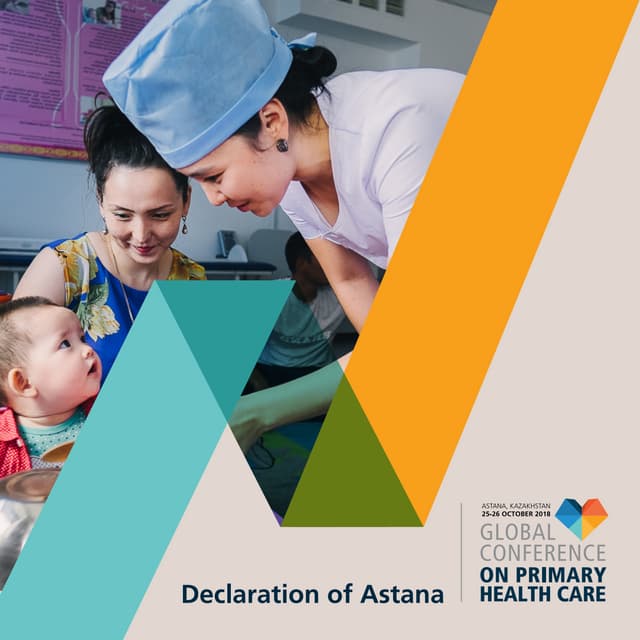 Astana declaration on primary health care | PDF