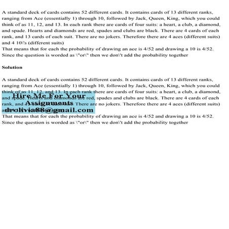 A standard deck of cards contains 52 different cards. It contains ca.pdf
