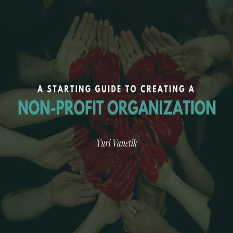 A Starting Guide To Creating Your A Non-Profit Organization | PDF