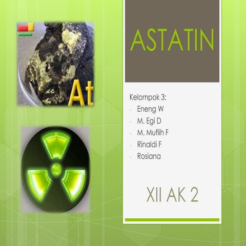Unsur Radoaktif Astatin | PPT