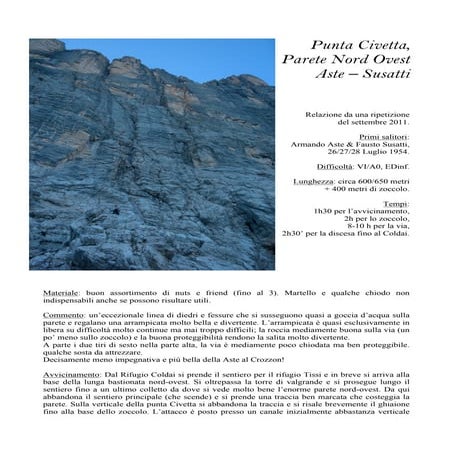 Civetta - Aste Susatti | PDF