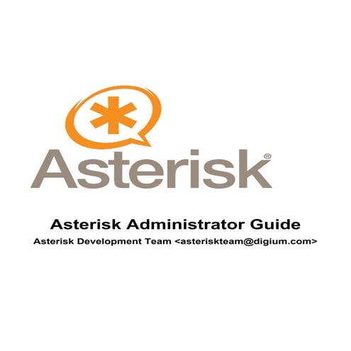 Asterisk admin-guide | PDF