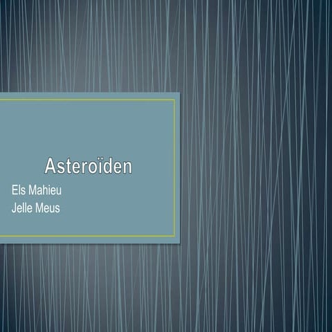 Asteroïden | PPT