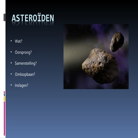 Presentation Asteroids | PPTX
