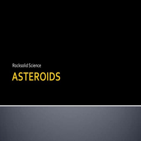 Asteroids | PPTX