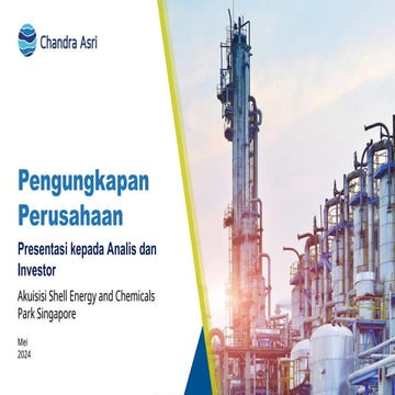 ASTER_Shell Acquisition update of Chandra Asri | PPT