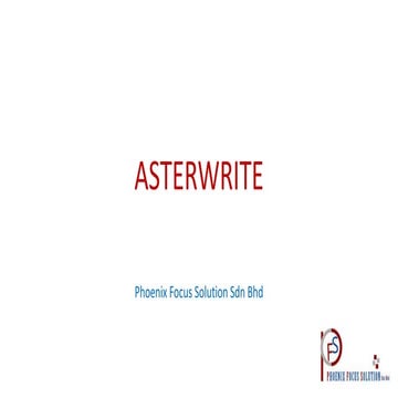 Asterwrite | PPT