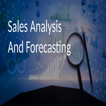 Sales & forecast analysis complete profile | PPTX