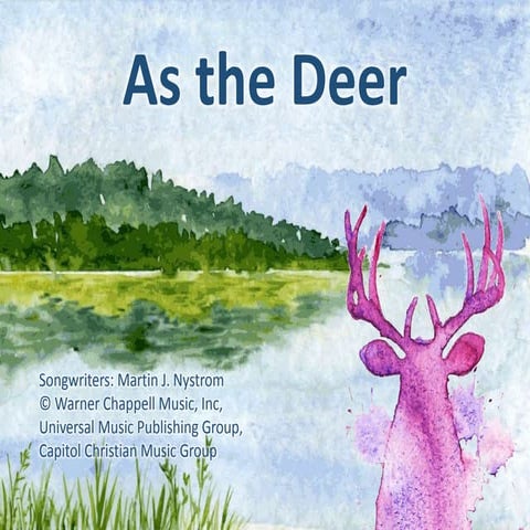 As the Deer | PPTX