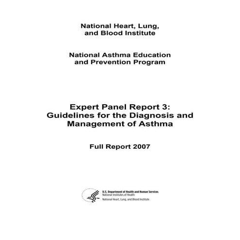 Expert Panel Report in Asthma | PDF