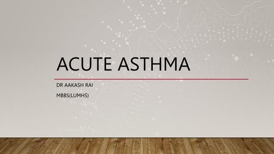 PlPharmacotherapeutic an of Acute Severe Asthma .pptx