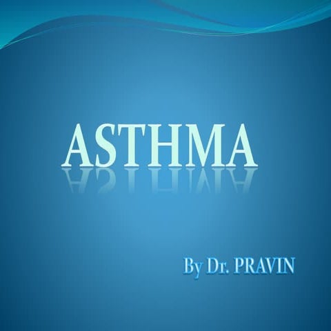 Pathophysiology of asthma | PPTX