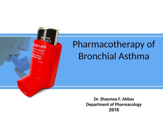 Drugs acting on Respiratory System: Anti-Athmatic Drugs.pptx