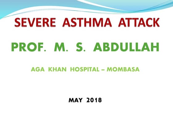 Presentación de asma, aspectos generales sobre esta patología | PDF ...