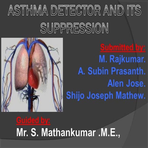 Asthma detector and suppression | PPT