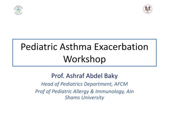 Acute exacerbation of asthma | PPT