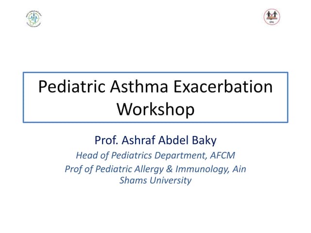 Acute exacerbation of asthma | PPTX | Lung and Respiratory Health ...