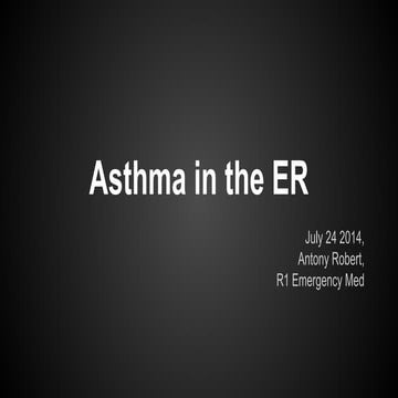 Asthma lecture google slides | PDF