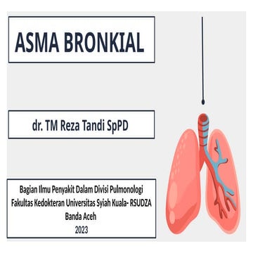 Faktor resiko dan patofisiologi Asma Bronchial | PPTX