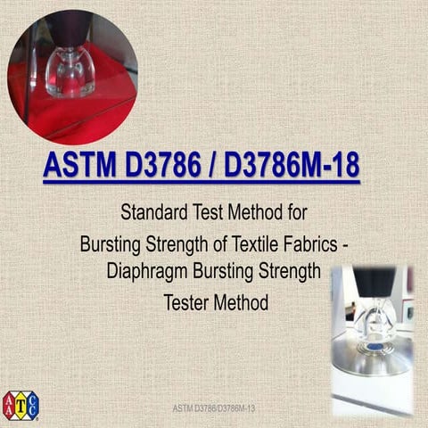ASTM D3786-D3786 M-18 | PPTX