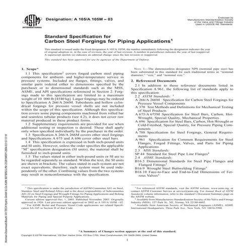 Astm a105 | PDF