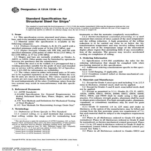 ASTM A 131 | PDF