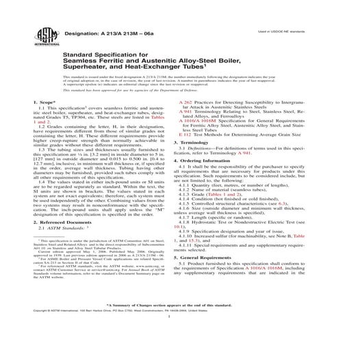 Astm a213 | PDF