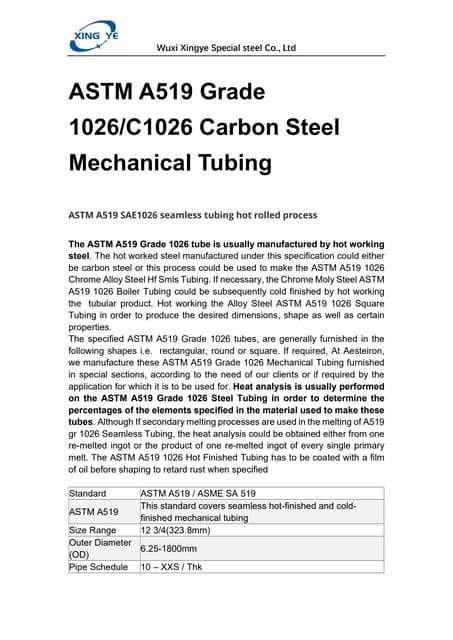 Astm a519 gr 4130 seamless tubing, asme sa 519 tubing manufacturers in ...
