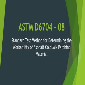 Astm (Asphalt) | PPTX