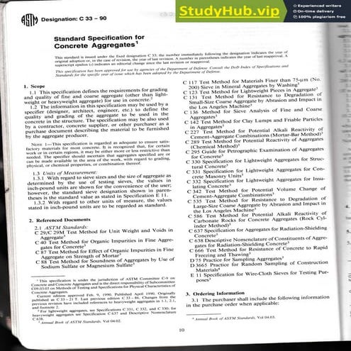 ASTM C33 | PDF