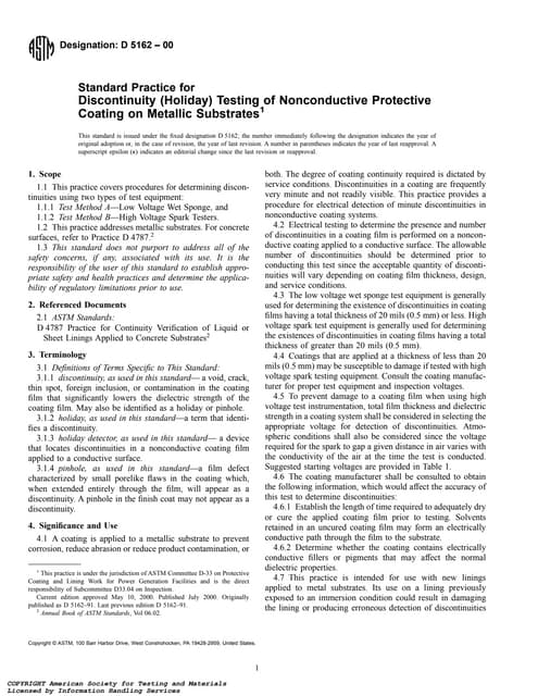 Astm d4541 standard pull off test for coatings | PDF | Physics | Science