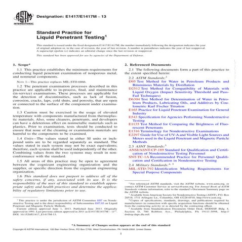 ASTM E 1417 - 2016 (Standard Practice for Liquid Penetrant Testing)....pdf