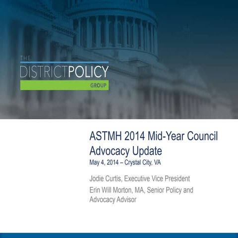 ASTMH Advocacy Update - May 2014 | PPTX | Infectious Diseases ...