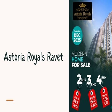 Introducing Astoria Royals: Unparalleled Luxury and Convenience | PDF